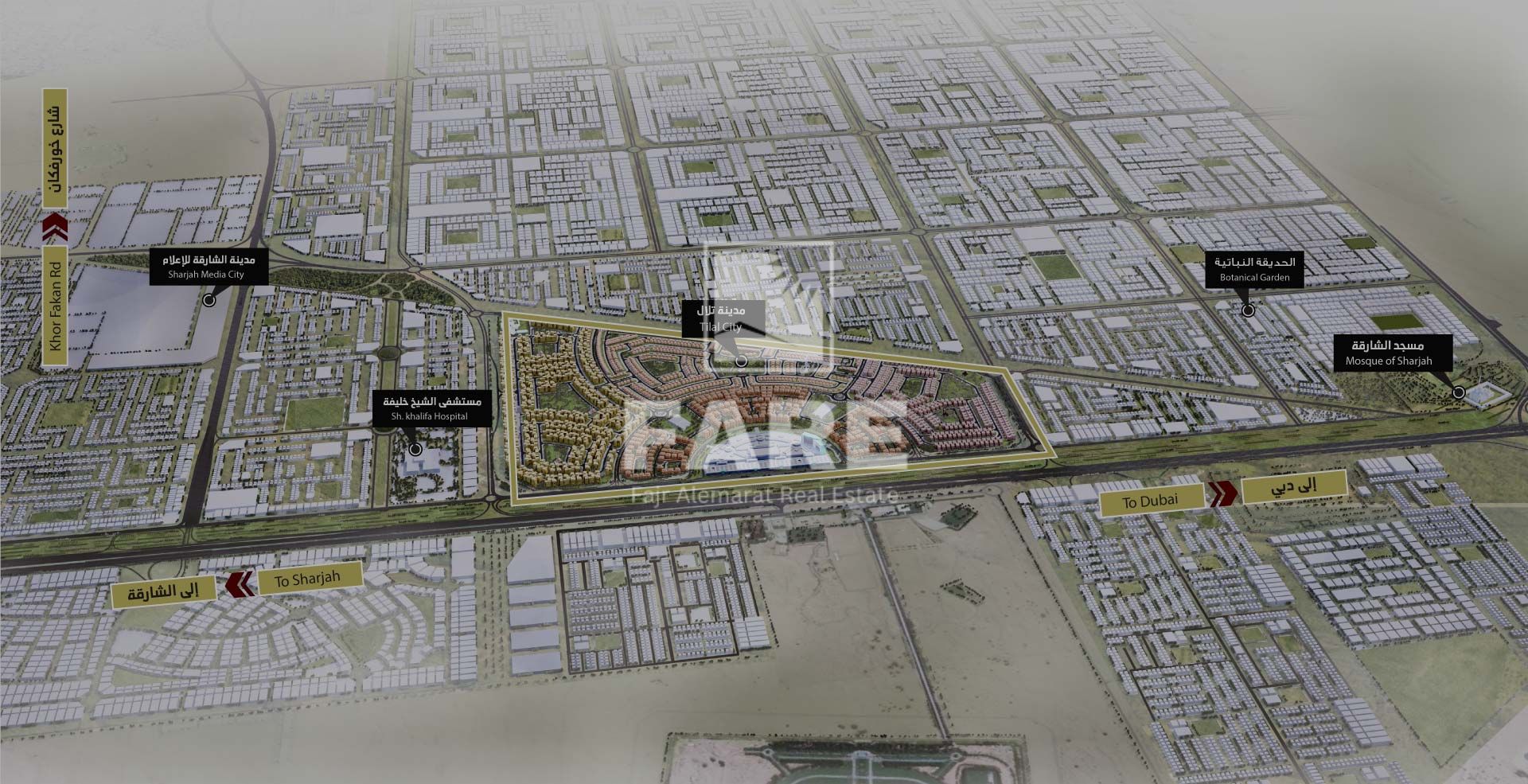 Tilal/a distinctive residential land/ G +3 corner - FARE